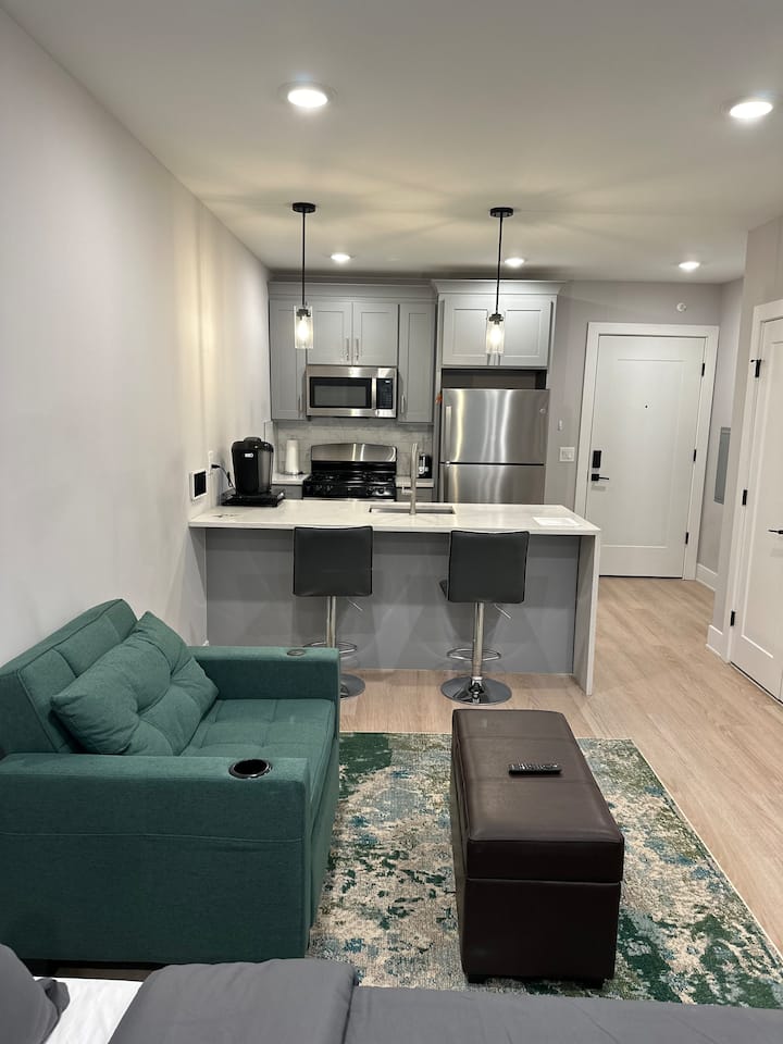 Stylish Studio Apartment - 7 Min Walk Nyc Train - ジャージー・シティ, NJ