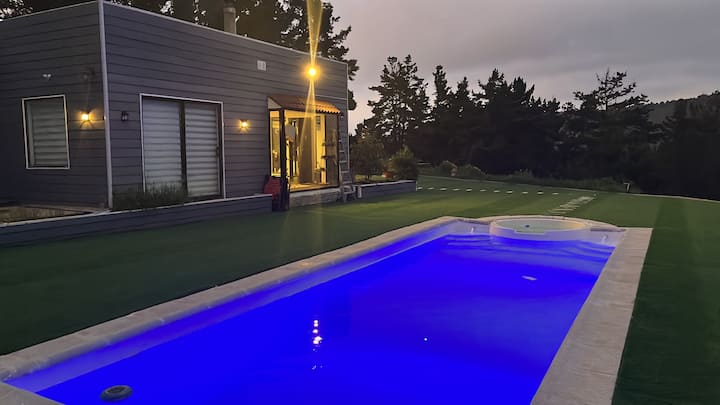 Casa En Parcela Con Terraza, Piscina Y Naturaleza - Valparaíso
