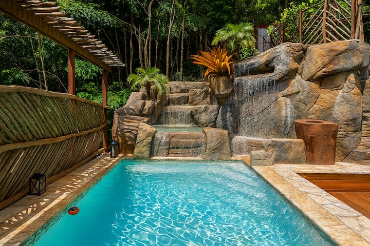 Piscina Climatizada
Jacuzzi, Red Flotante, Fogata - Puerto Rico
