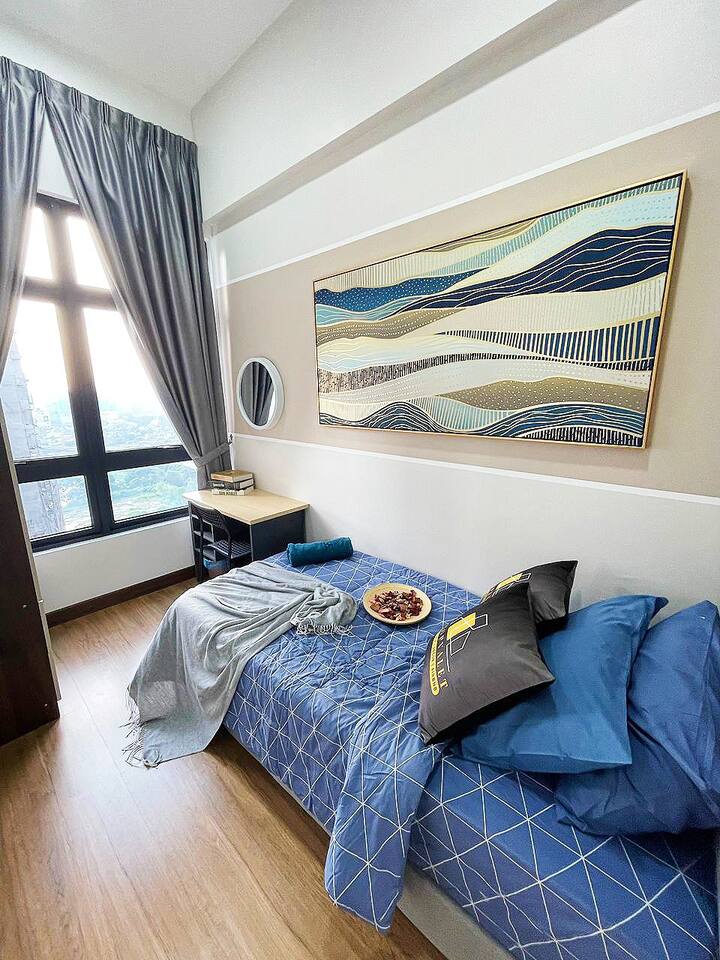 #B3 Solo Traveller Room@shared Condo~klcc 7min - Kuala Lumpur