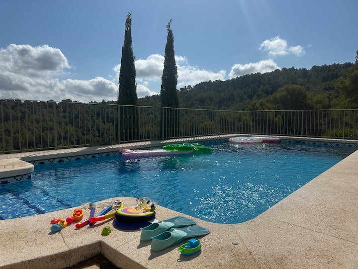 Villa El Trullent - Panoramablick & Privater Pool - Orba