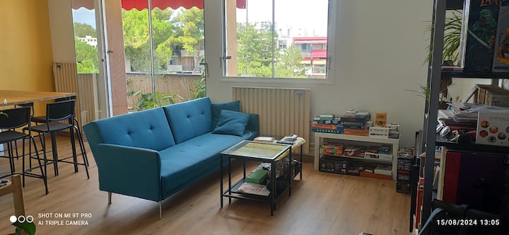 Chambre Privée Avec Lit Double - Montpellier