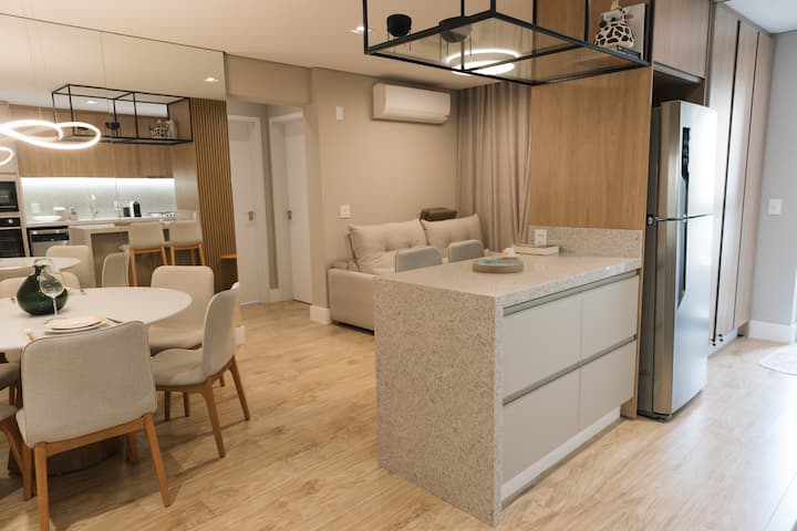 Apto Novo / Completo / 70m2 / 2 Dormitórios - Rio Claro