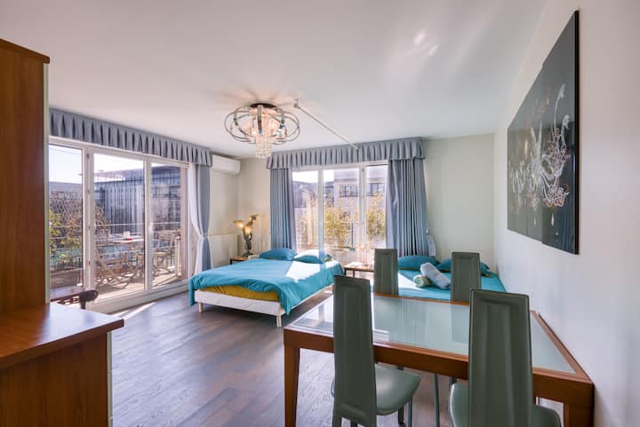 Premium-chambre Climatisée - Coliving - Paris 10m - Asnières-sur-Seine