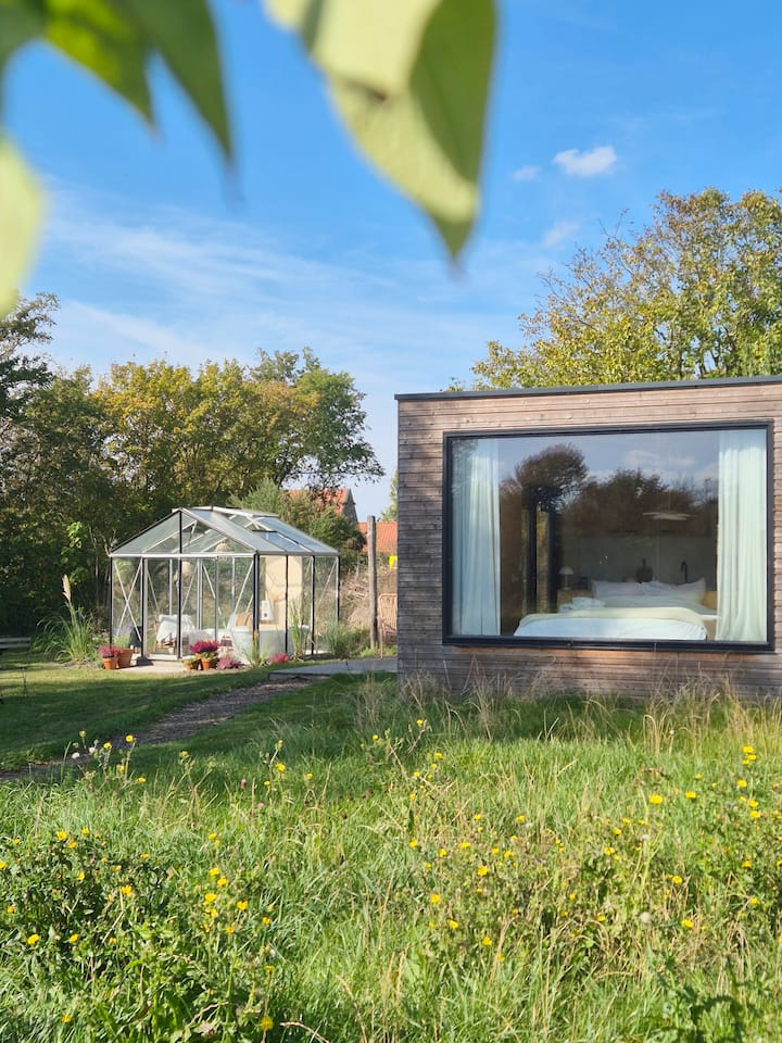 New! Tiny House Met Weidezicht En Buitenwellness - Oostkapelle