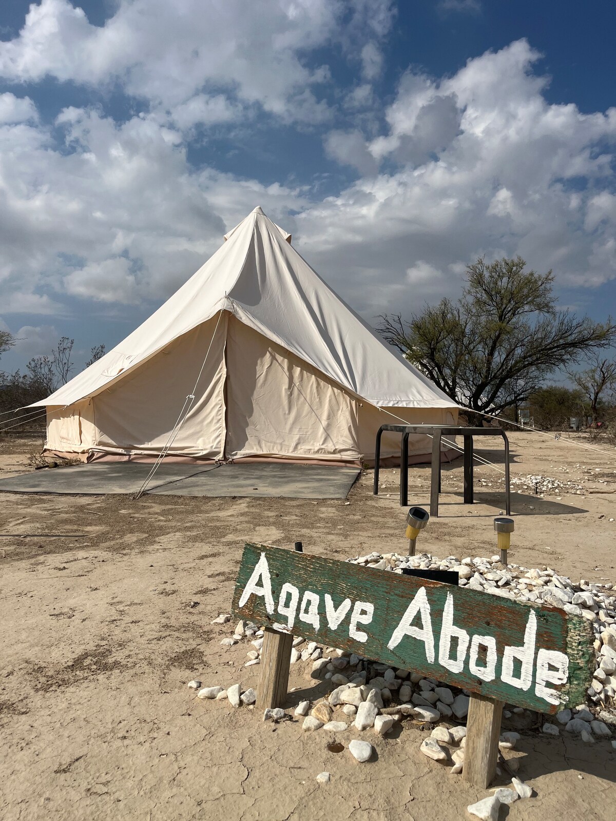 Agave Abode Festival Tent Glamping - Tents for Rent in Terlingua, Texas ...
