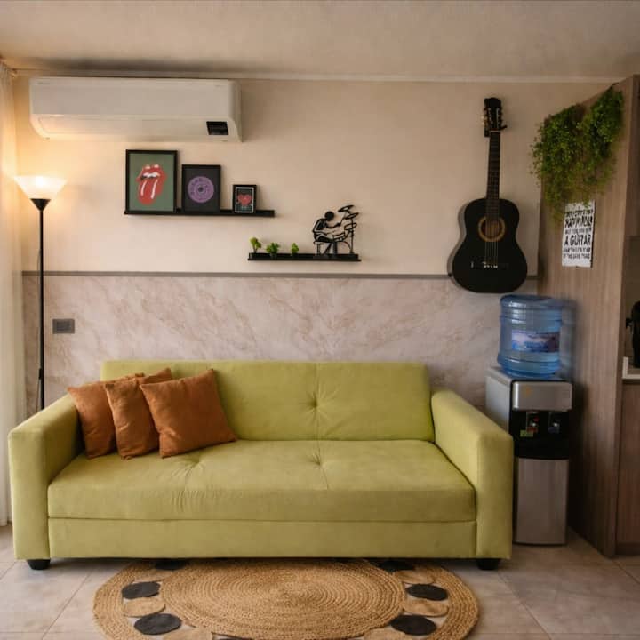 Estudio Equipado Ac Parking | 4p Estadio Nacional - Santiago