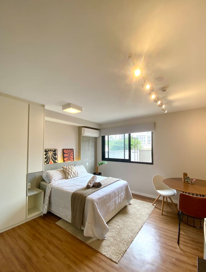 Studio Moderno Completo Em Moema| Piscina - Moema