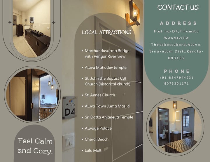 Cozy 1 Bhk Flat 16min To Cochin Airport- Ernakulam - Kochi, India