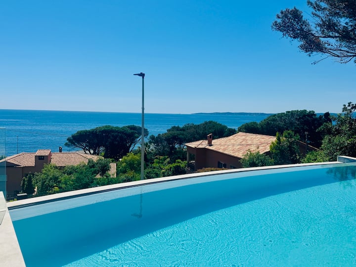 Appart 6pers, Vue Mer, 150m Plage, Piscine - Les Issambres