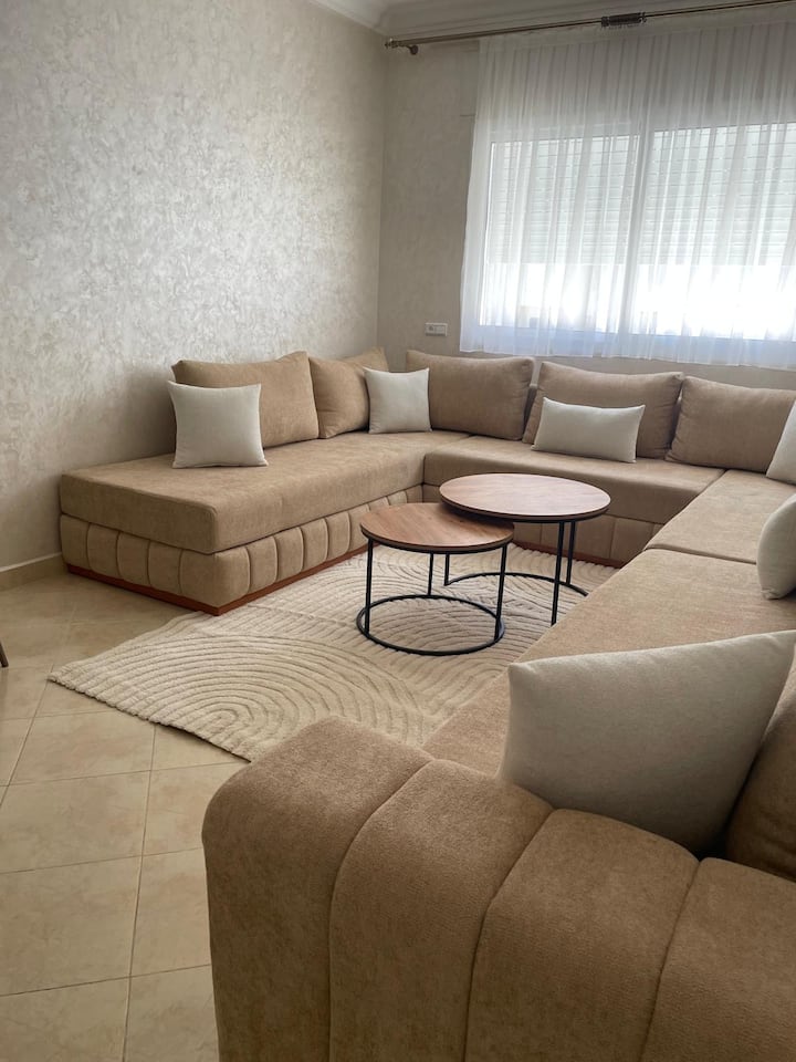 Appartement Moderne 3 Chambres - Tangier