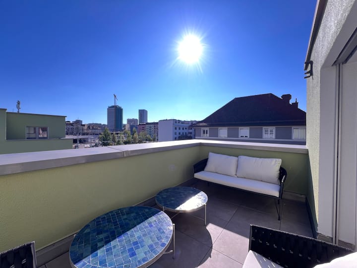 Chic 1br Apartment & Terrace 10min To City Center - Zurich