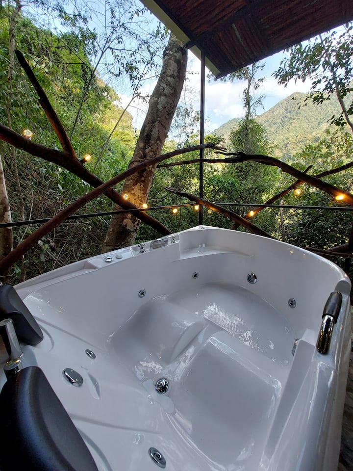 Oasis+cabaña Pangea+jacuzzi+terrace @Villeta - Villeta