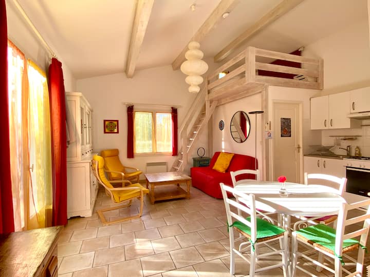 Uzès à Pied-grand Studio+mezzanine+terrasse+jardin - Uzès