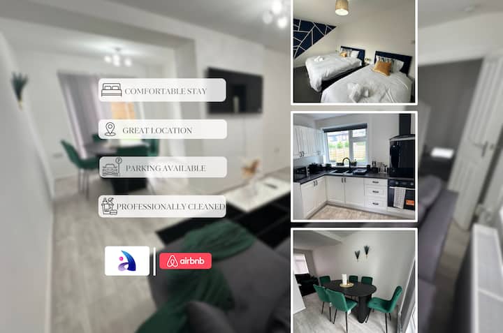 3br Home + Free Parking / Limited 40% Discount - Altrincham