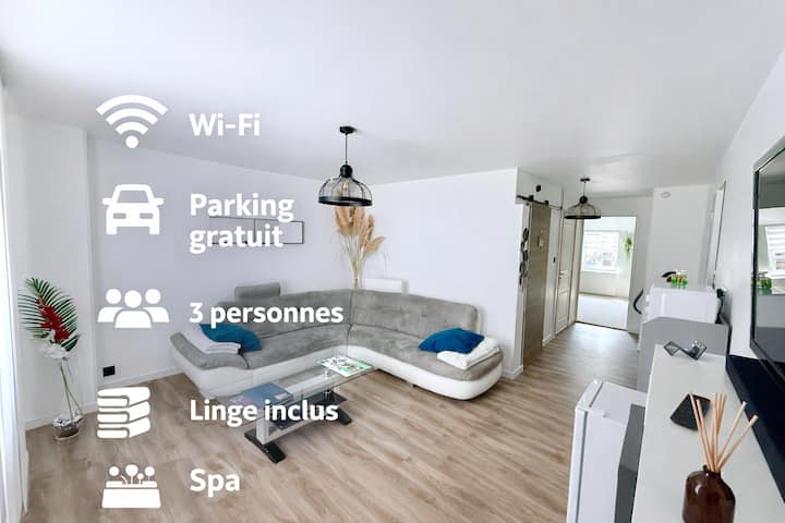 Annexe Cosy+parking Privé Et Spa Maison De Village - Anjou