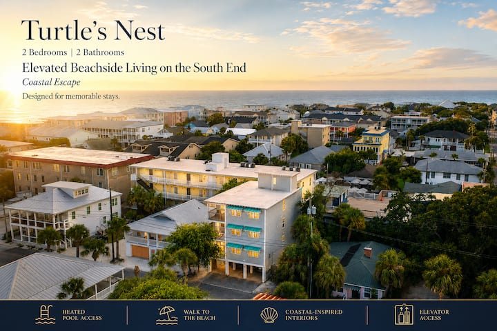 Steps To Beach, Heated Pool Access - Tybee Island, GA