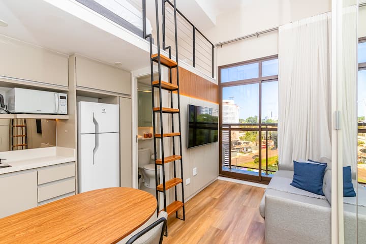Lindo Studio 5 Estrelas No Ecoville! - Curitiba