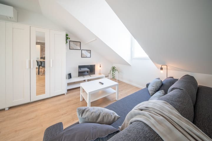 Super Loft 4 Pers Open Space Stationnement Gratuit - Gare de Mulhouse