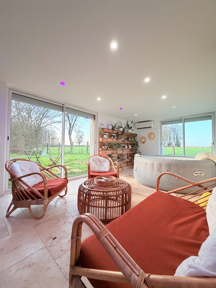 Longère De Charme & Jacuzzi Privé - Orne