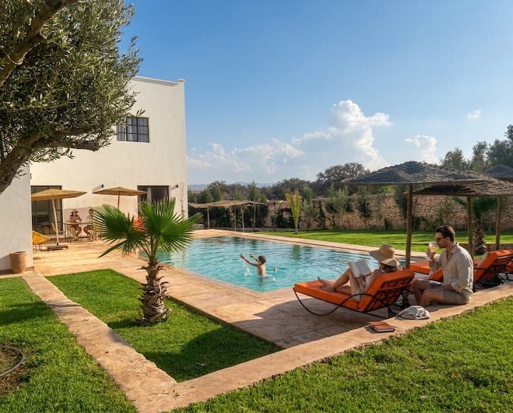 Maison Blanche Luxe/détente/piscine Chauffee/5g - Marruecos