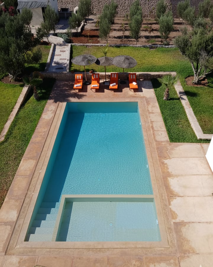 La Maison Blanche Kaouki Design Chic&beldi/fibre5g - Maroc