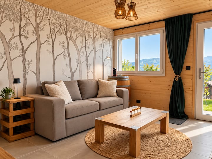 Apartment With Separate Bedroom And Terrace - Champéry