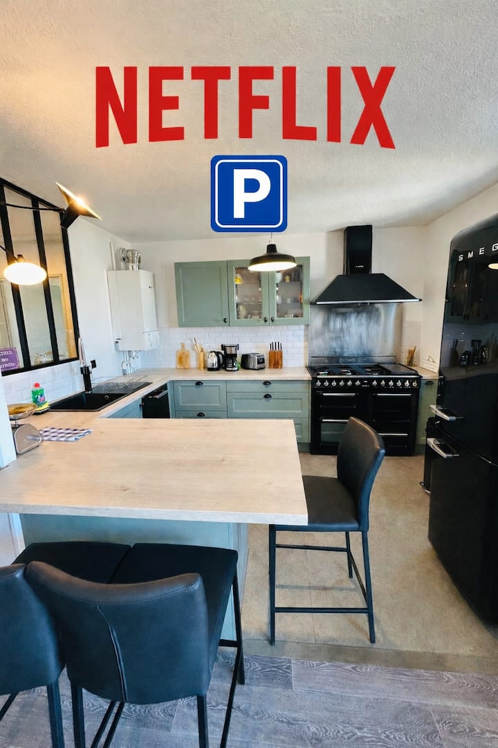 L’artiste ~ 4 Pers ~ Centre ~ Parking ~ Linge - Tarbes