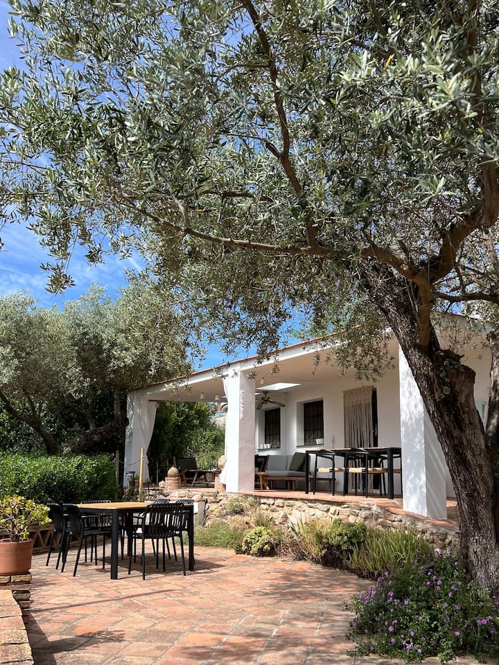 Charmante Casita Met Veranda En Privé Zwembad - Colmenar