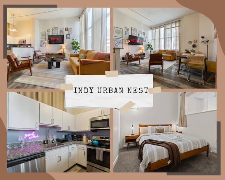 Indy Urban Nest |Skywalk, Stadium & Downtown View - Indianapolis