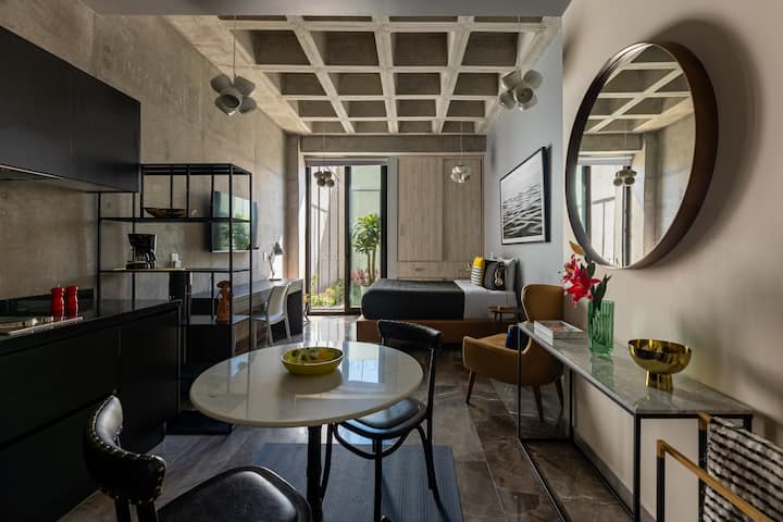 Chic Loft In Roma Norte | Rooftop | Prime Location - Mexico City