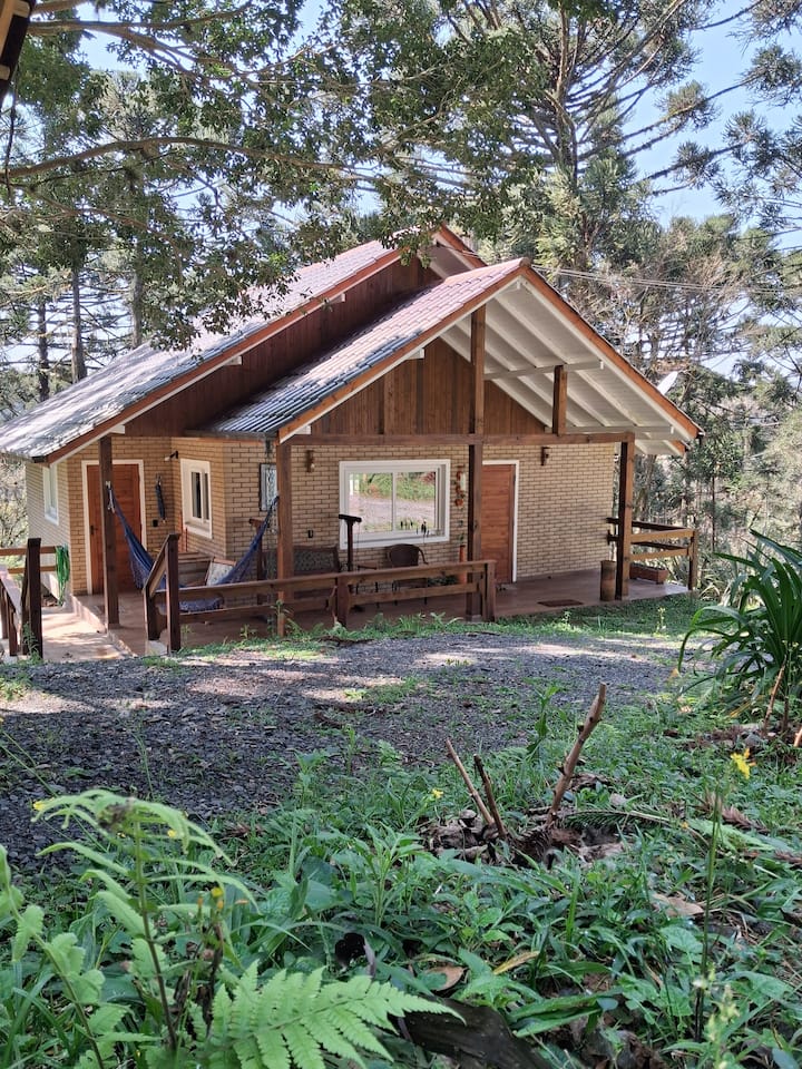 Chalé Araçá Num Bosque De Araucárias - Campo Alegre