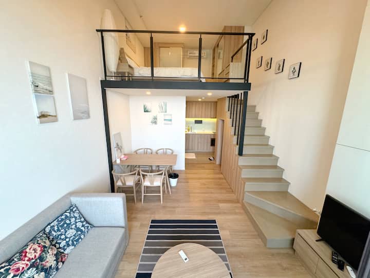 87-4112、 On Nut站 、绝美景观，天空酒吧、豪华公寓 - Phra Khanong