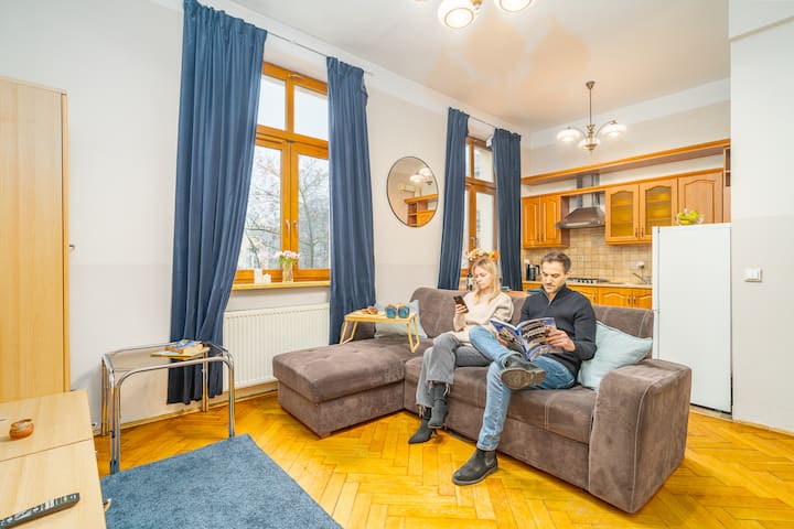 Big Cozy Apartment Free 1 Parking - Cracovia