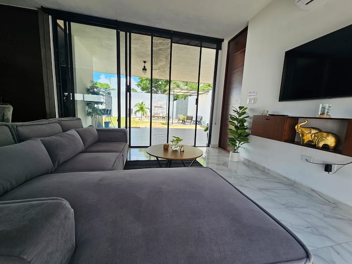 Casa Con Alberca, 1 Recamara Ideal Para 6 Personas - Mérida