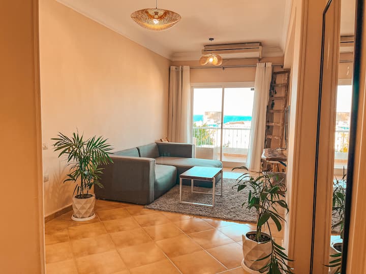 Modern, Cntrl, 1bdr, Sea View - Hurghada