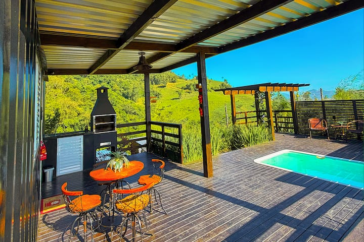 Cabana Com Piscina Exclusiva - Gravatal