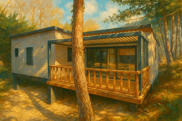 Chalet Le Refuge Des Pins - Jullouville - 250m Mer - Jullouville