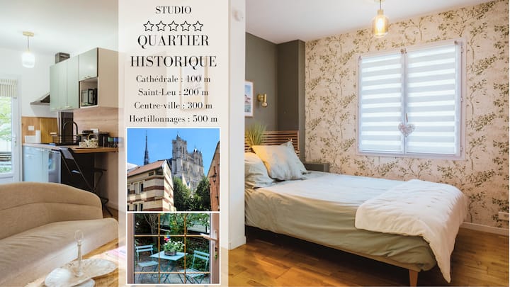 Les Hortensias Blancs, Quartier Cathédrale - Amiens