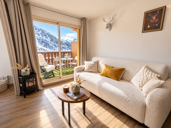 Centre, Luxueux, Terrasse, Vue, Parking Piste 50m - Isola