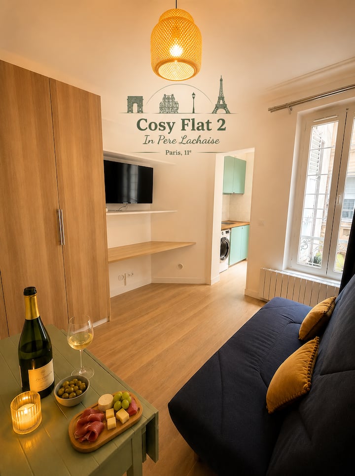 Cosy Flat 2 In Pere Lachaise - Paris 19e Arrondissement
