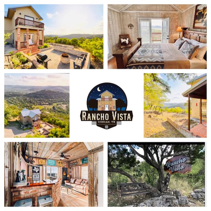 Rancho Vista Cabin - Frio - Garner - Sleeps 12 - Concan, TX
