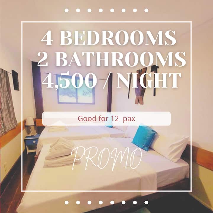 Baguio 4br 2tnb W/ Nature View & Tents For 25 Pax - Baguio