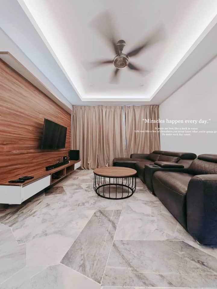 (New)bliss Home Puchong~3bdr~sunway~k. L~8pax - Puchong