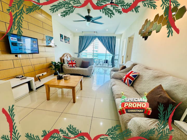 Superb 3r2b (3-12 Pax) Sunrise Seaview @Georgetown - George Town