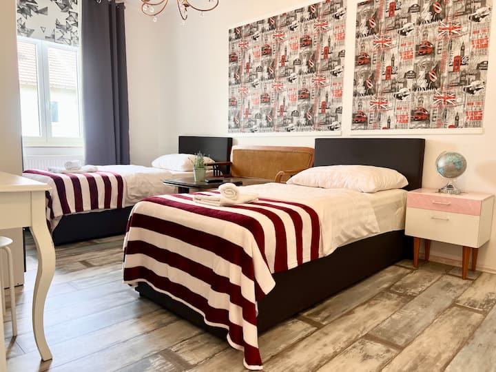 London Suite Für 4+küche/wifi - Essen