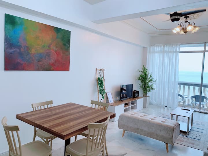 Seaview Duplex 3br 8pax (Free Wifi Disney Hotstar) - Port Dickson