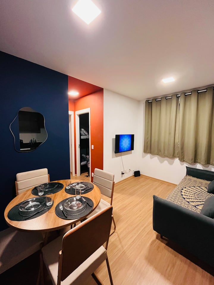 Bossa Brás Refuge: 2br For 6 Guests Near Metro - São Paulo