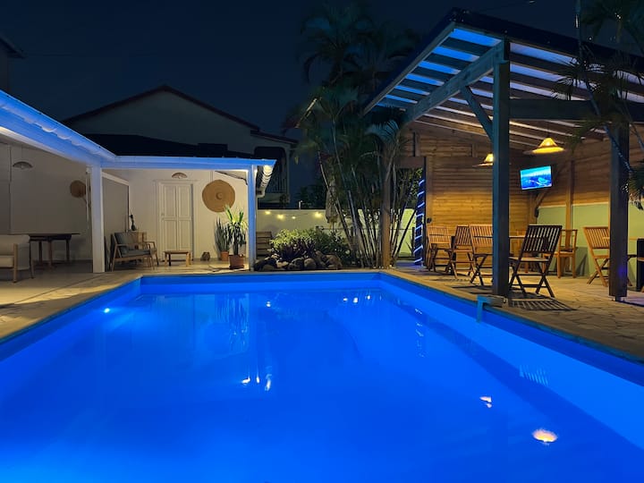 Coco Banana - Chambre Confort - Vue Sur Piscine - Guadeloupe