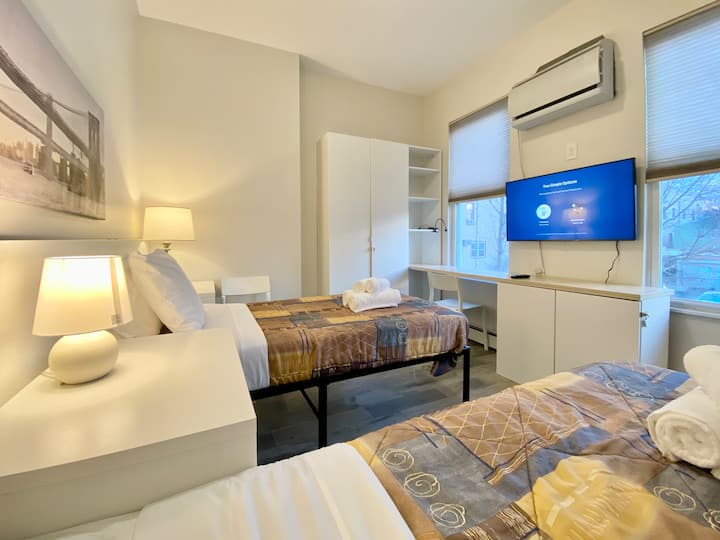 131-d0 Private Spacious Br 2t Or 1k Bed Mins 2 Nyc - Jersey City, NJ